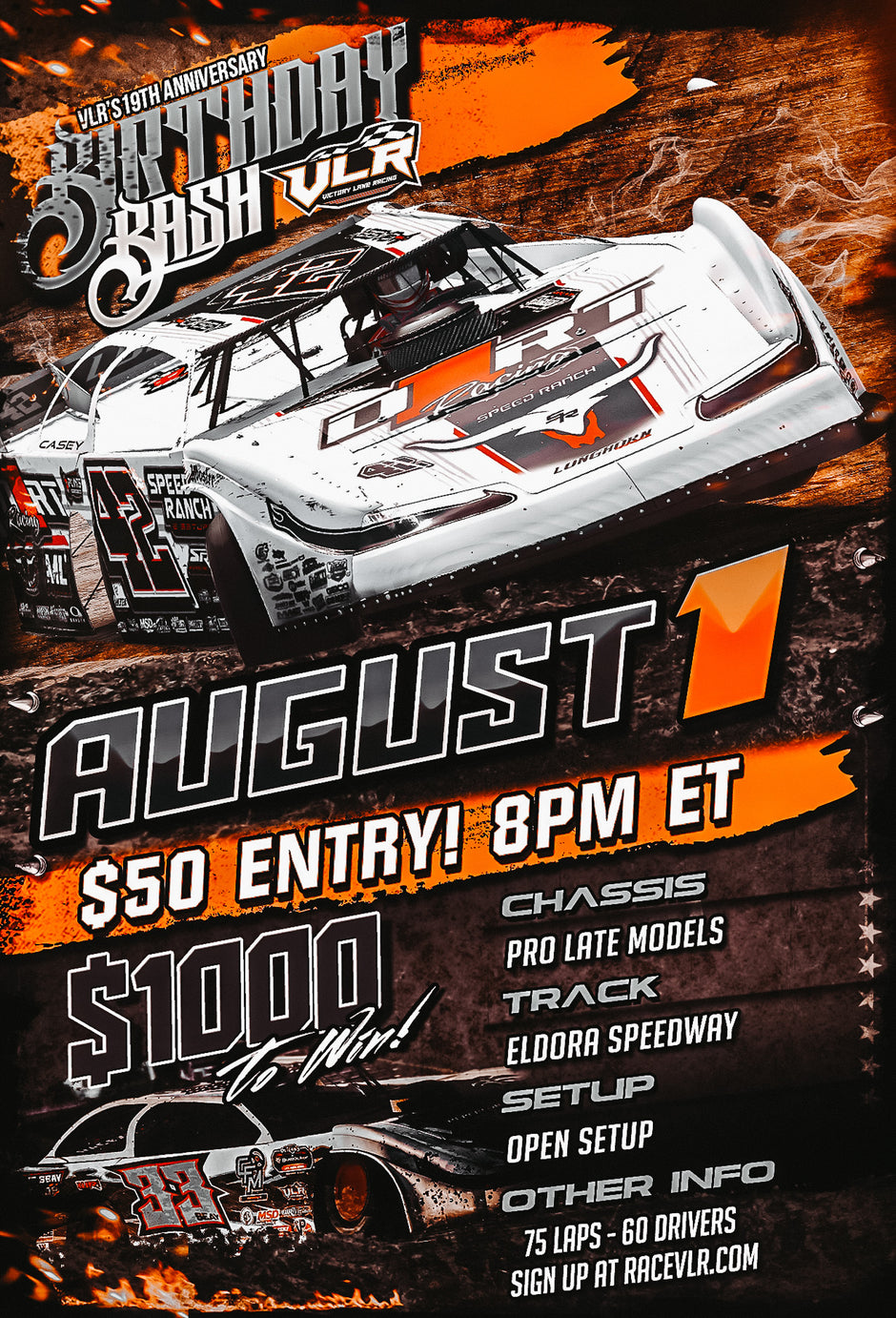 Team VLR eSports Dirt Sim Racing Series and Events